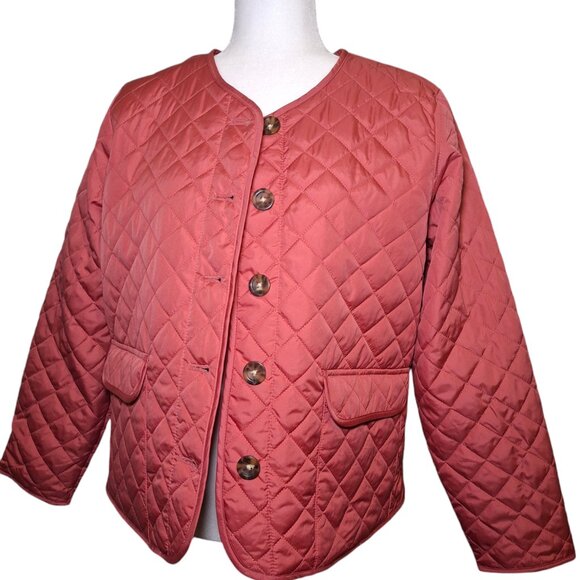croft & barrow | Jackets & Coats | Croft Barrow New Quilted Pink Jacket ...